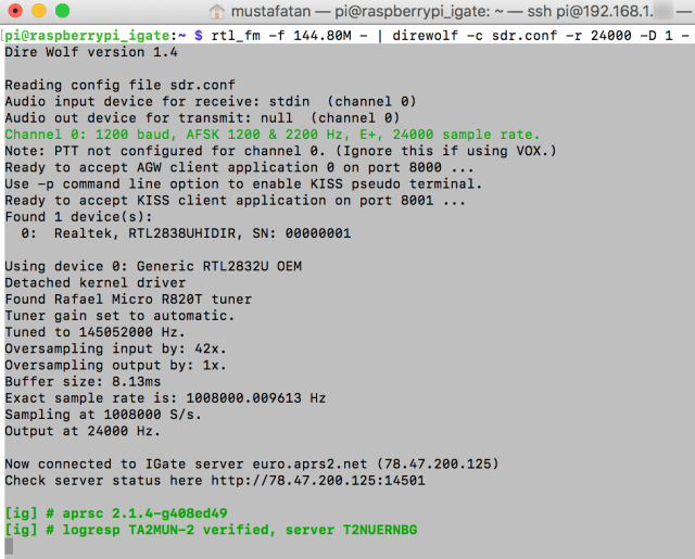 Raspberry Pi ve RTL-SDR Kullanarak Kolayca APRS iGate Yapımı | Pico Balloon
